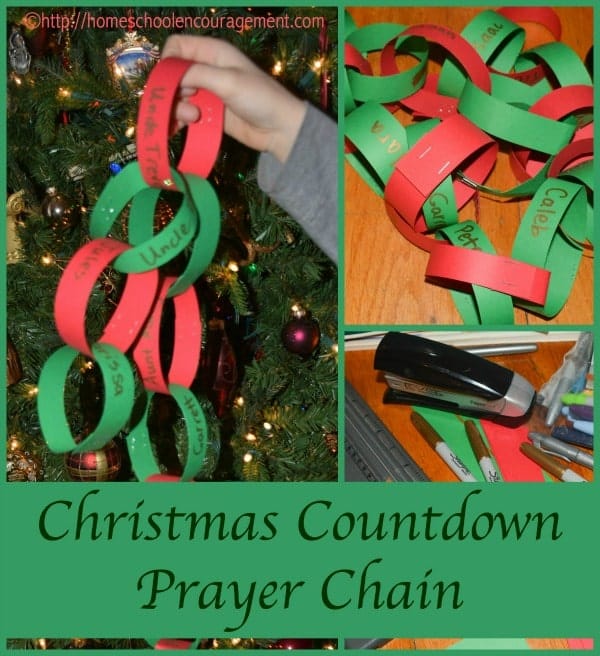 Making a Christmas Countdown Prayer Chain