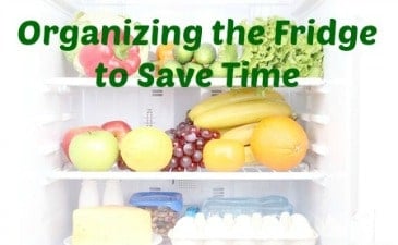 Organize the Fridge to Save Time