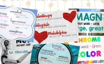 Teaching Vocabulary with Root Words Plus FREE Flashcards!