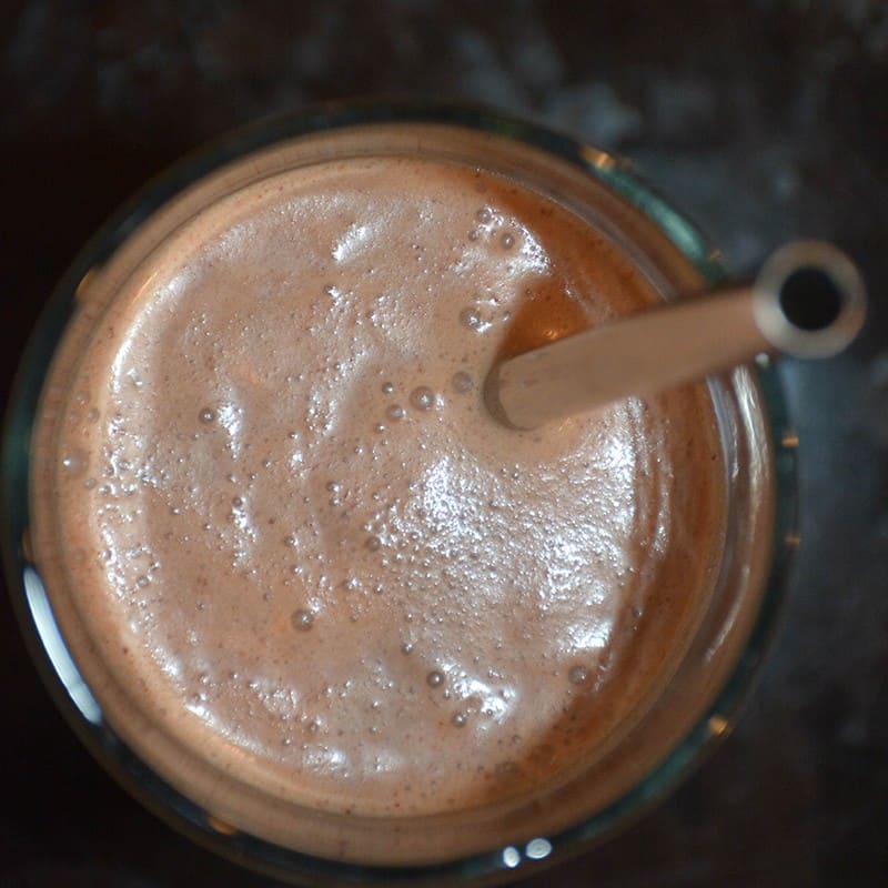 Chocolate Smoothie with Maca Powder