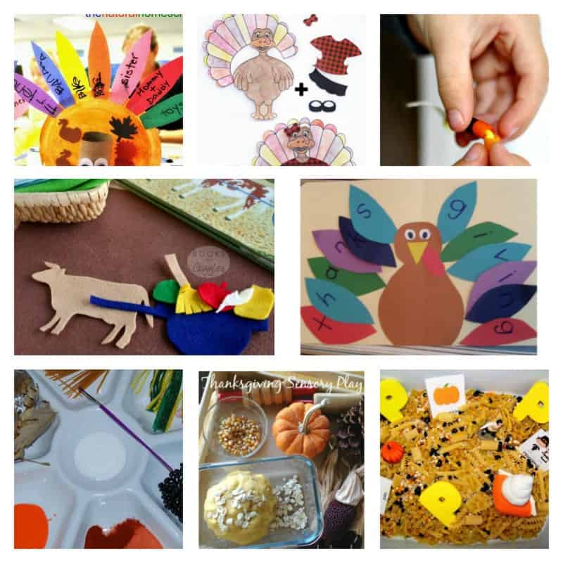 Learning Activities for Thanksgiving School Days